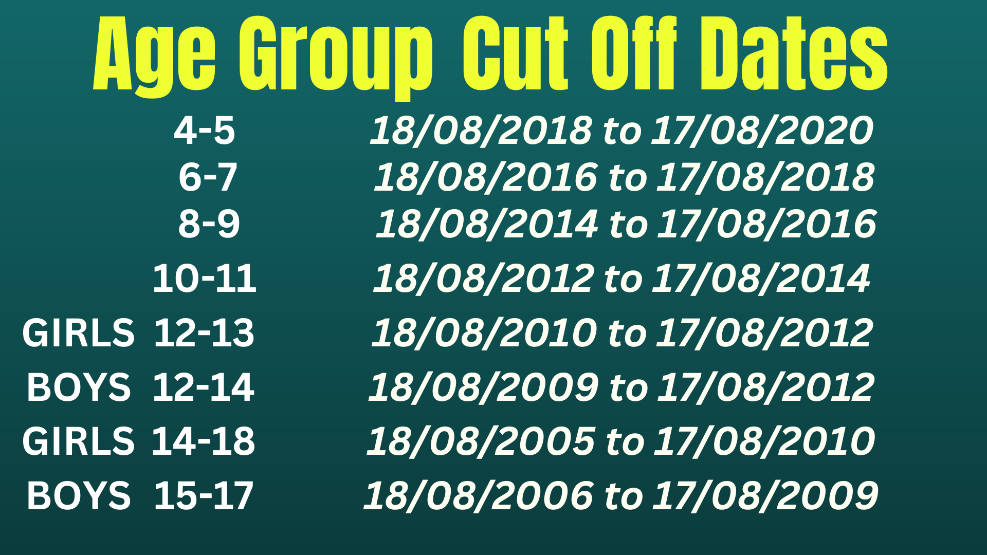 Schedule & Programs – Singapore Sharks Football Club